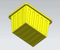 China Square Box 350 Liters Rotational Moulding Products for sale