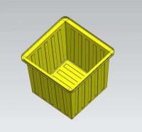 China Nine hundred liters of square box mold for making plastic products for sale