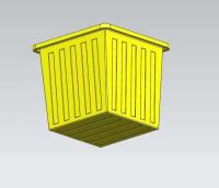 China Nine hundred liters of square box mold for making plastic products for sale