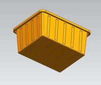 China Eleven hundred liters of square box mold for making plastic products for sale