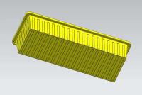 China Three thousand five hundred liters of square box mold for making plastic products for sale