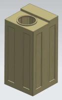 China 80 Liters Square Chemical Tank Lightweight 21 Gallon for sale