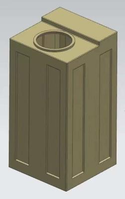 China 80 Liters Square Chemical Tank Lightweight 21 Gallon for sale