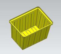 China Two hundred liters of square box mold for making plastic products for sale
