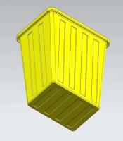 China High Tensile Strength Plastic Box Mould 380 Liters Aging Resistance for sale