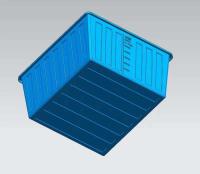 China Seven Hundred Liters Square Plastic Box Mould 2.5 To 3mm for sale