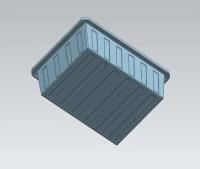 China 2.5 To 3mm Square Box Rotational Molding Molds for sale
