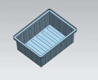 China 2.5 To 3mm Square Box Rotational Molding Molds for sale