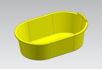 China Impact Resistanc One Shot  Rotomolding Molds For Plastic Basin for sale