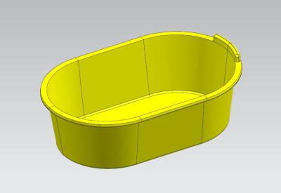 China Impact Resistanc One Shot  Rotomolding Molds For Plastic Basin for sale