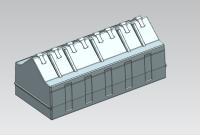 China Customized One Time Molding Plastic  Water Tank Iron Mold for sale