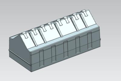 China Customized One Time Molding Plastic  Water Tank Iron Mold for sale