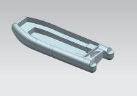China Customizable One Time Molding Plastic Boat Canadian Canoe Mould for sale