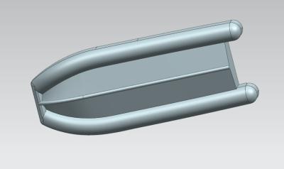 China Customizable One Time Molding Plastic Boat Canadian Canoe Mould for sale