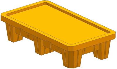 China High hardness seamless plastic pallet iron mould for sale