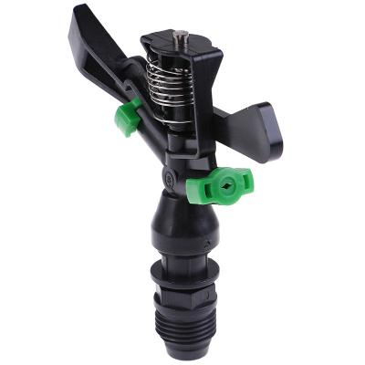 China 1 / 2 Inch Plastic Irrigation Impulse Water Sprinkler Radius 8 - 18ms for sale