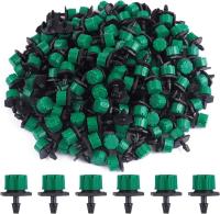 China Adjustable Irrigation Drippers 1/4 Inch Barbed Anti Clogging Drippers for sale