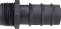 China Male Threaded Polyethylene Tubing Connectors No Leaking Dn 16 X 1/2'' for sale