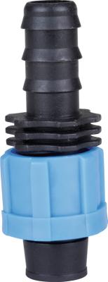 China Dn17 Mm Drip Tape Fittings Poly Pipe Irrigation Fittings Corrosion Resistant for sale