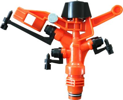 China 3/4'' Efficient  Irrigation Full  Impact Sprinklers Water Saving 3 Ways Nozzle for sale