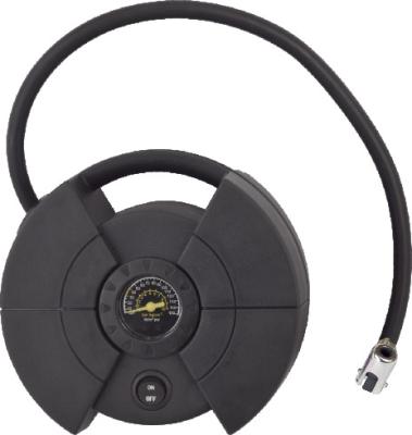 China Durable Round  Portable Fast Inflation 12V Car Air Compressor For Different Tires for sale