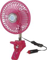 China Red Mini automotive electric cooling fans Full Cover Guard Portable To Carry for sale