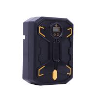China Plastic LED Lamp DC 12v Car Air Compressor Digital Gauge Tire Inflate for sale