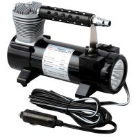 China Black Color Single Cylinder 150 PSI  Chrome Vehicle Air Compressors With Bag For Cars Inflation for sale
