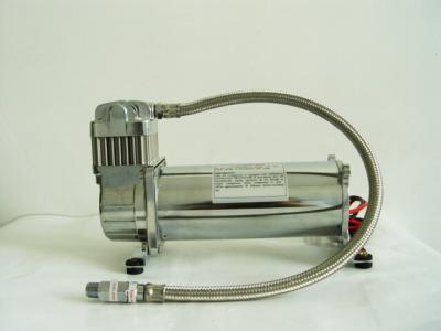 China 200PSI Single Chrome Car Air Compressor 12v , Air Ride Suspension For Trucks for sale