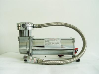 China Silver And Black Single 200psi Air Suspension Compressor Chrome Material for sale