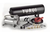 China Medium Duty Onboard Air System Black And Silver 2.5 Gallon Air Compressor for sale