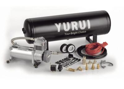 China Medium Duty Onboard Air System Black And Silver 2.5 Gallon Air Compressor for sale