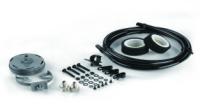 China Fast Inflation Silver Steel Dual Air Suspension Compressor  for car 4.5 CFM 150PSI for sale