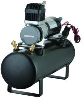 China 12V 150PSI Air Source Kits Onboard Air Systems 1.5 Gallon Tanks Black Metal For Fast Inflation for sale