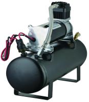 China 12V 150PSI Air Source Kits Onboard Air Systems 1.5 Gallon Tanks Black Metal For Fast Inflation for sale