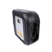 China Portable Plastic Car Air Compressor Digital Display Dc12v  Inflate Tire Pump With Lamp Cloth Bag for sale