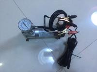 China Metal Car Air Pump Compressor Single Cylinder For All Kinds Of Cars With Gauge for sale