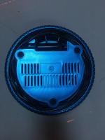 China Royal Blue Tire Shaped Electric Car Tyre Pump , Tire Air Compressor With 59cm Hose for sale
