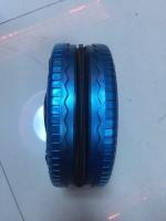 China Royal Blue Tire Shaped Electric Car Tyre Pump , Tire Air Compressor With 59cm Hose for sale