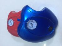 China Apple Shape Car DC12V Car Air Pump Plastic Fast Inflation , Blue / Red Color for sale
