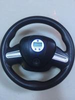 China DC12V Digital And Gauge Car Air Pump , Steering Wheel Shape Car Tyre Air Compressor for sale