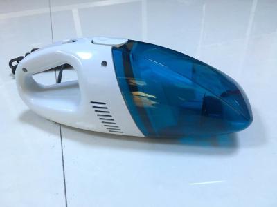 China DC12V ABS 60W Blue Portable Car Vacuum Cleaner Ultra Fine Air Filter for sale
