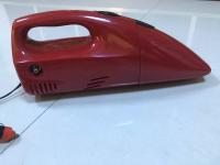 China 2 In 1 DC 12V Red And Yellow Fancy Portable Car Vacuum Cleaner For Car With Inflation Fuction for sale