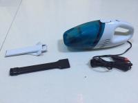 China White Plastic Portable Car Vacuum Cleaner 90W Bagless for Wet And Dry for sale