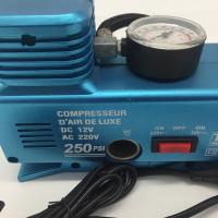 China AC/DC Plastic Vehicle Air Compressors With Gauge Portable  Car Tire Electric Air Pump For Tires for sale