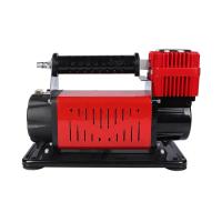 China Heavy Duty Metal DC12V  Car Air Compressor With Pressure Gauge Car Tire  Air Inflator Single Cylinder Air Compressor for sale
