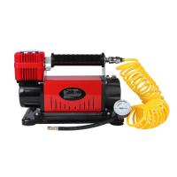 China Heavy Duty Metal DC12V  Car Air Compressor With Pressure Gauge Car Tire  Air Inflator Single Cylinder Air Compressor for sale
