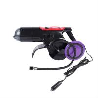 China 12V Vacuum Cleaner And Air Compressors Handheld Mini With LED Light Air Pressure Digital Gauge 3-In-1 Tire Inflate And C for sale
