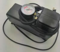 China AC/DC Plastic Vehicle Air Compressors With Gauge Portable  Car Tire Electric Air Pump For Tires for sale