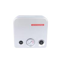 China Silver Mini Handy Vehicle Air Compressors Dc 12v With Deflating Function for sale